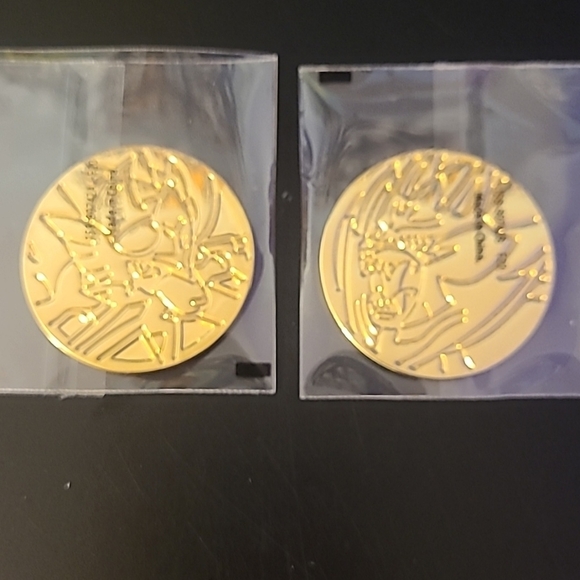 Pokemon | Toys | Price Drop Pokemon Metal Gold Zacian Zamazenta Coins ...